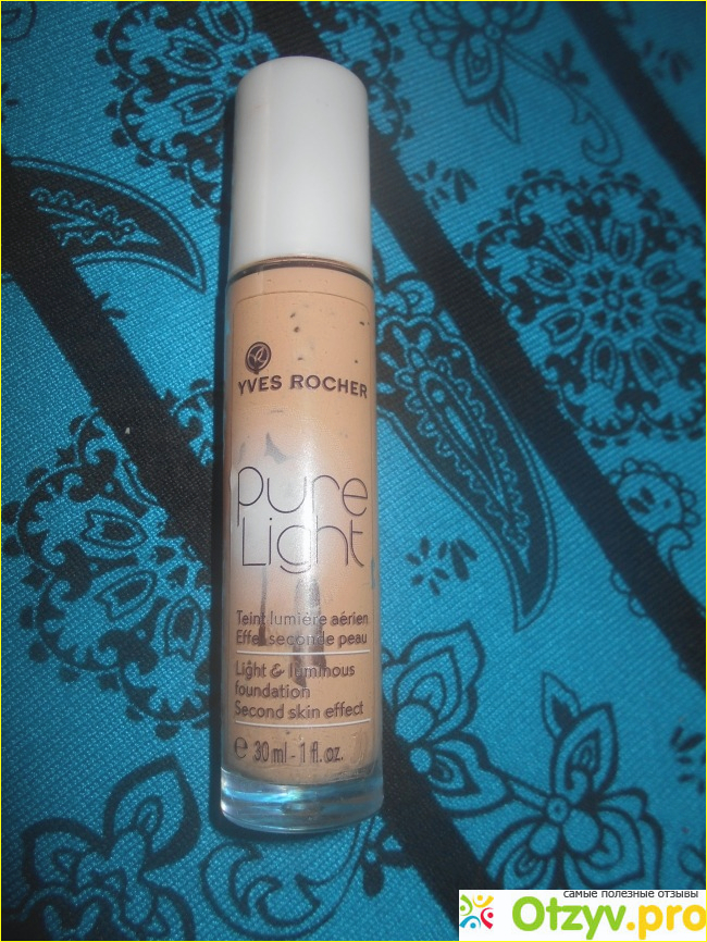 ТОНАЛЬНЫЙ КРЕМ-ФЛЮИД YVES ROCHER PURE LIGHT ЛЕГКОСТЬ И ДЫХАНИЕ реальные ...